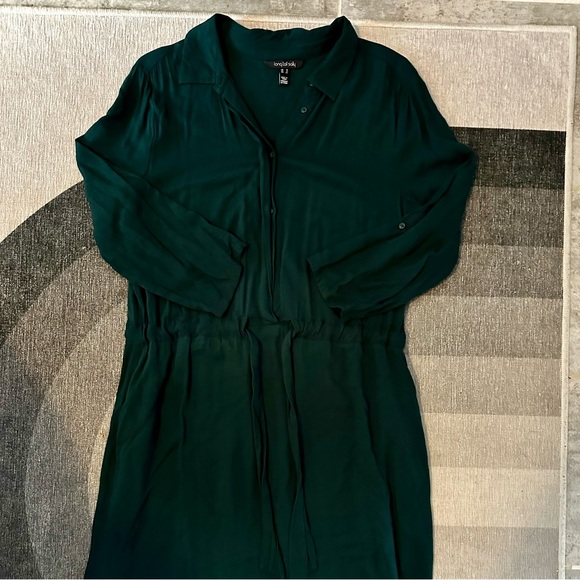 long tall sally | Dresses | Long Tall Sally Cinch Waist Shirt Dress ...